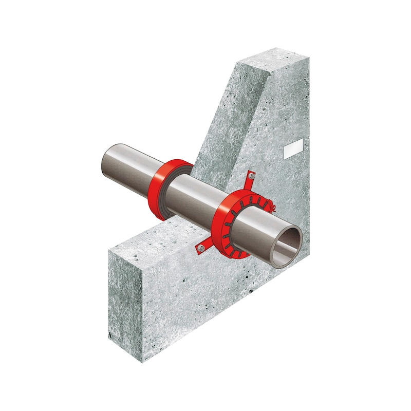 Fire-retardant pipe bulkhead from eShop