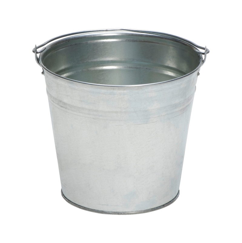 Bucket zinc plated