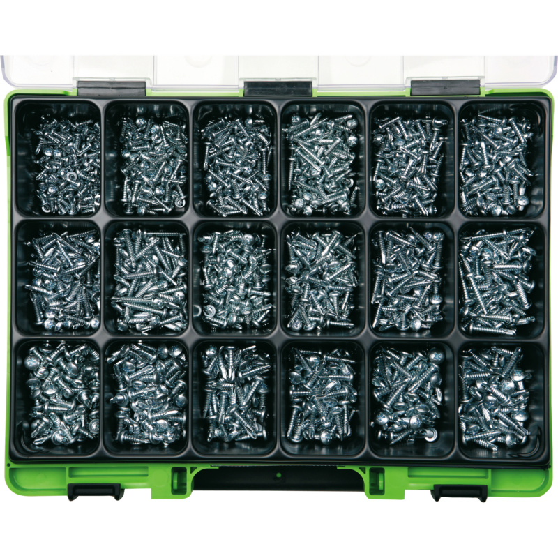 VISO assortment sebS self-drilling screws DIN 7504-N zinc-plated