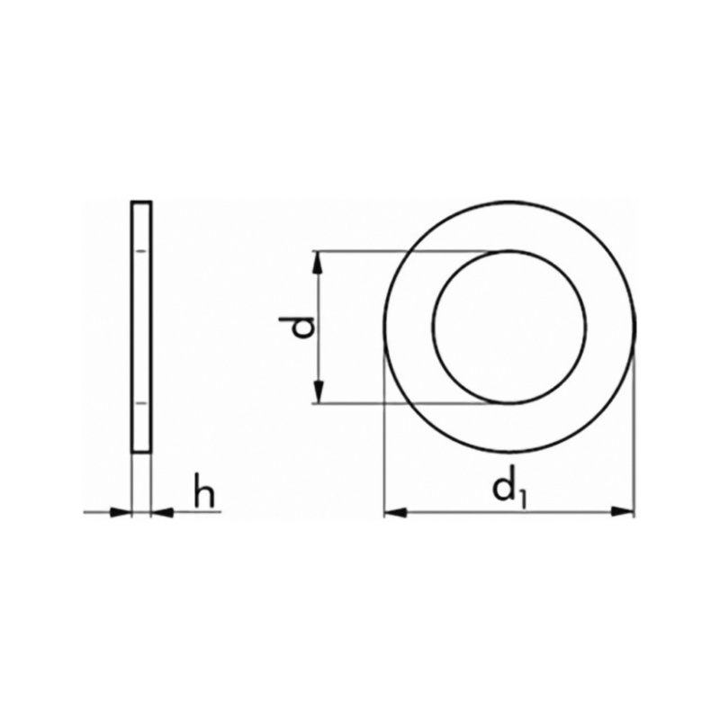 Flache Scheibe ISO 7089 200 HV feuerverzinkt (tzn) (0407009108) online ...