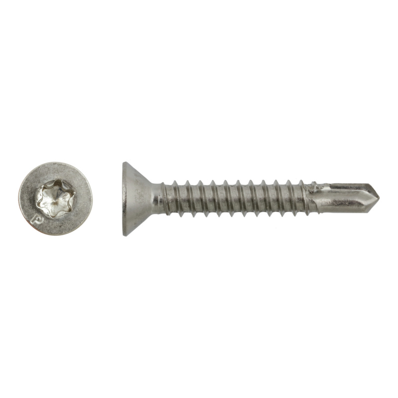 sebS A2 countersunk head TX self-drilling screw, similar to DIN 7504-P ...