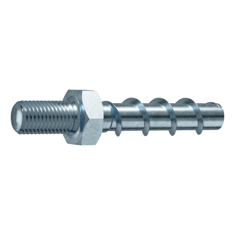 TSM L steel zinc-plated screw anchor with M6 male thread and hexagon ...