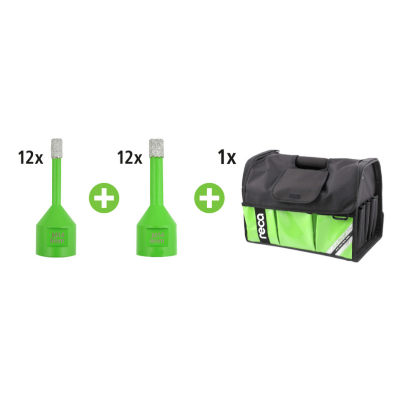 Diamantbohrer diadrill Keramik Mini M 14 Set Ø6 und 8 mit ...