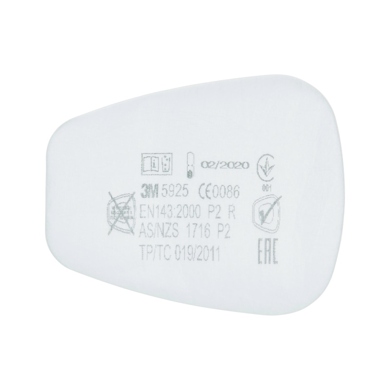3M™ 5925 particle filter insert P2R filter, pack of 20