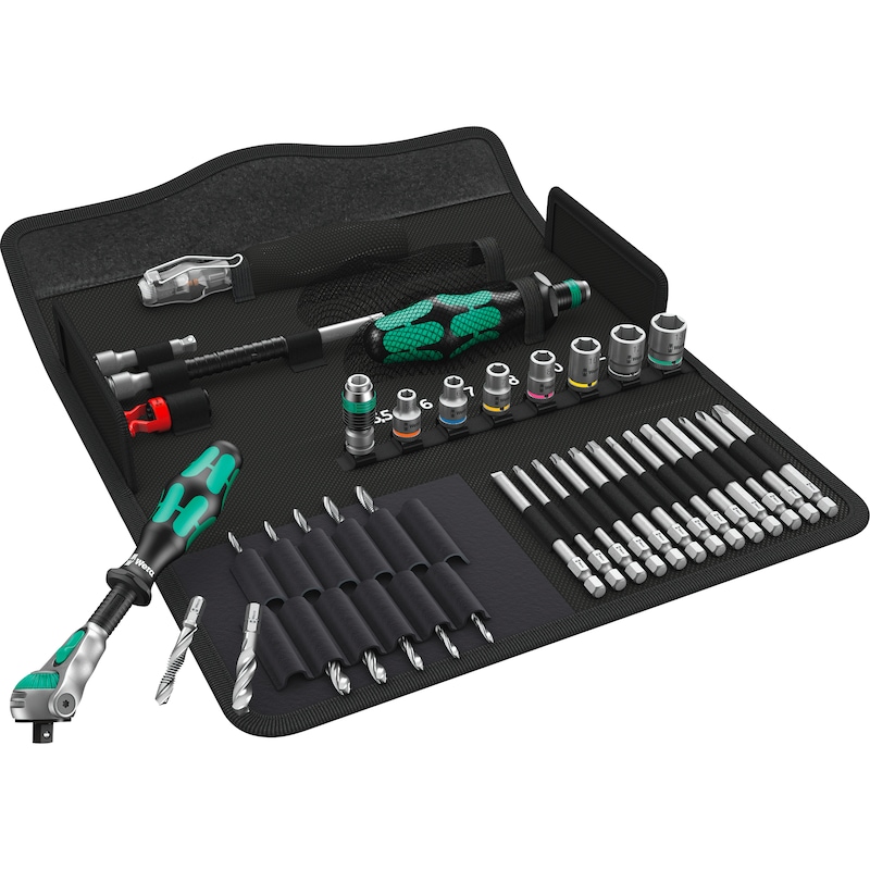 WERA Kraftform Kompakt Werkzeug-Set Metall, 39-teilig online kaufen