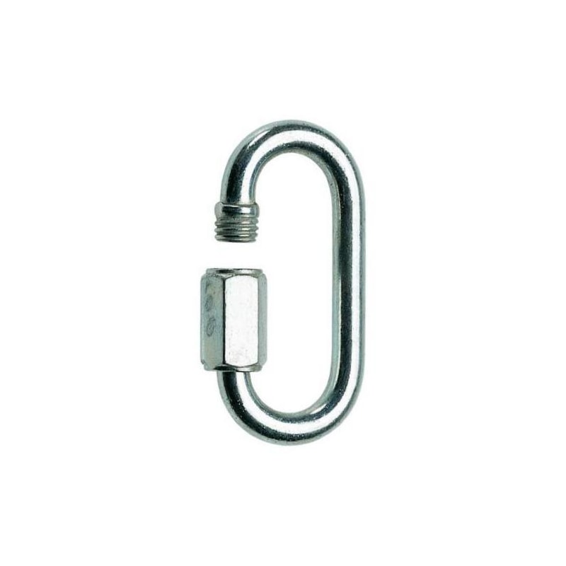 Cierre rápido de cadena de 4,0 mm, 50 kg, galvanizado