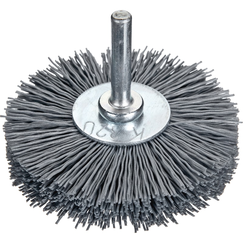 ATORN Shank-mounted cylinder wire brushes with silicon carbide sanding ...