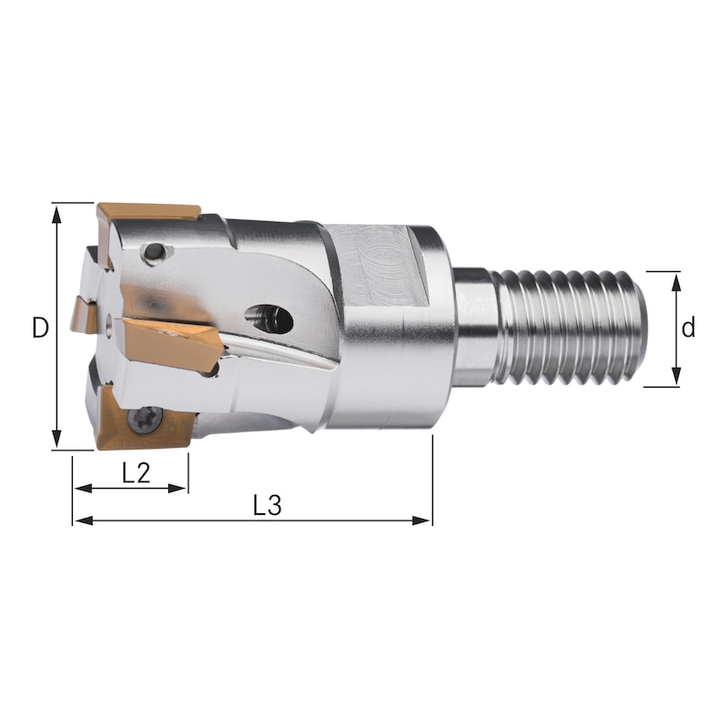 Buy ATORN Angular milling cutter, 90°, with thread