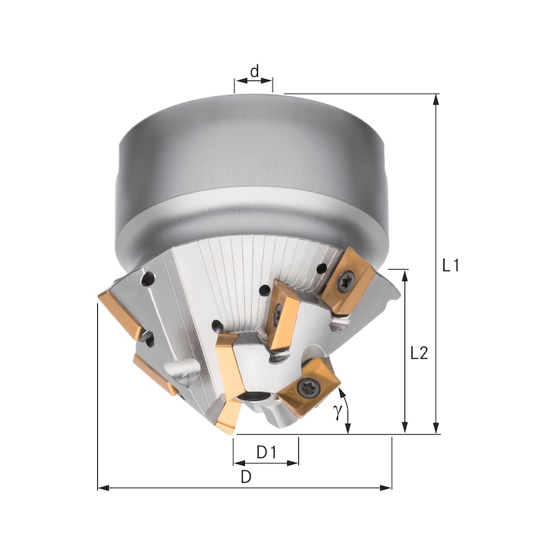 Buy ATORN 15°, 30°, 45°, 60°, 75° chamfer cutters and variable x°