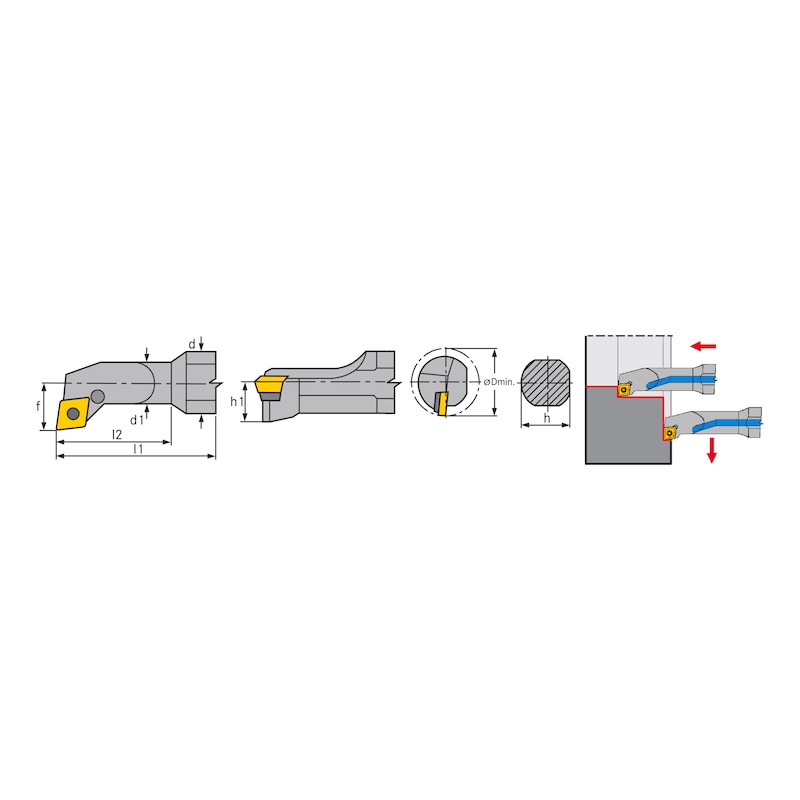 Buy ATORN SCLC boring bar, offset, steel, positive, right-hand