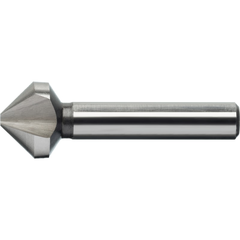 90° conical countersink HSS triple cutter with 3-edge shank from eShop