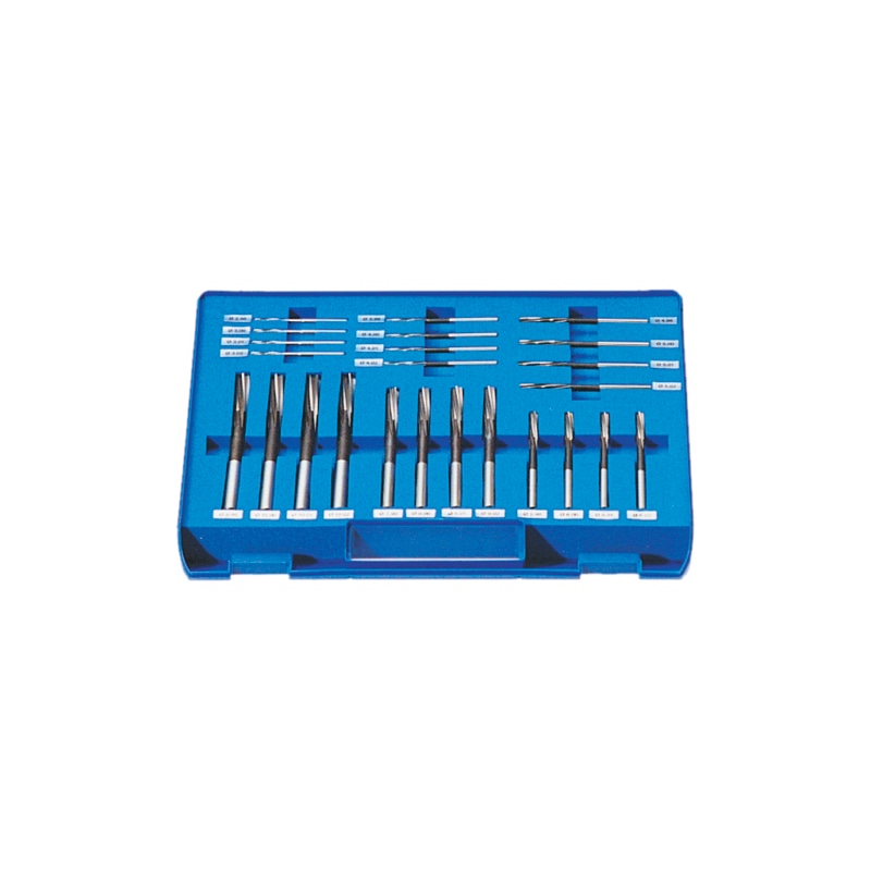 ATORN jeu d'alésoirs machine 1/100, HSSE, DIN 212, 3-12 mm, 0–0,003 mm