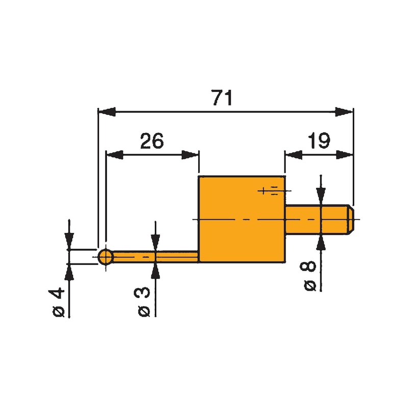 TESA TECHNOLOGY Spherical measuring probe from eShop