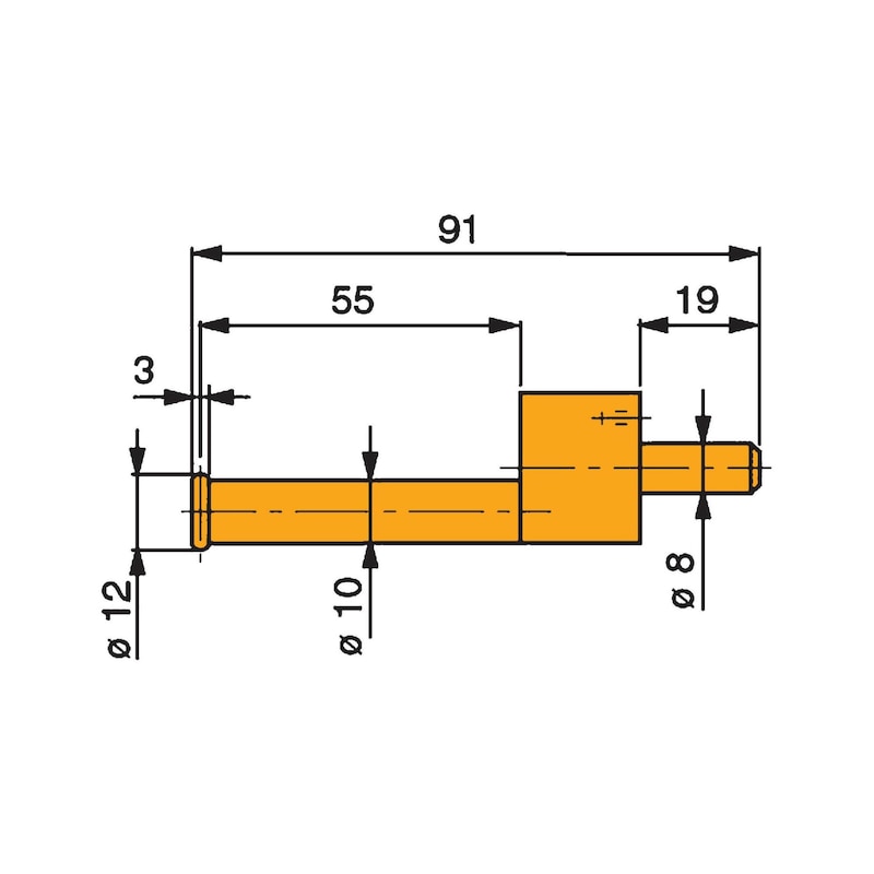 TESA TECHNOLOGY Measuring probe with measuring disc from eShop