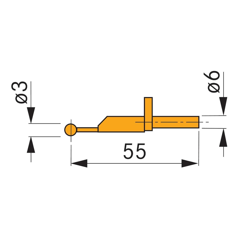 TESA TECHNOLOGY Spherical measuring probe from eShop
