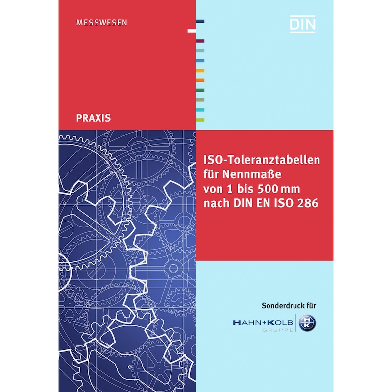 Book of ISO tolerance charts from eShop