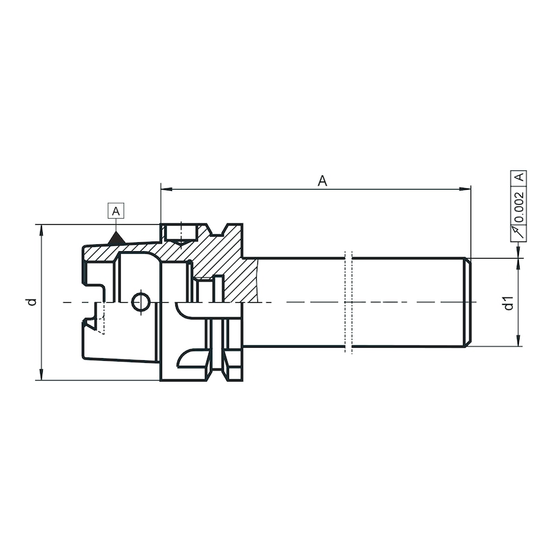 DIEBOLD Prüfdorn HSK 63A x 40 x 346 mm