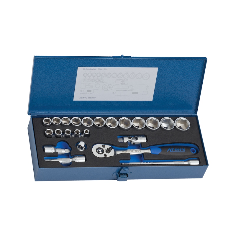 ATORN socket wrench set 3/8 inch | HAHN+KOLB