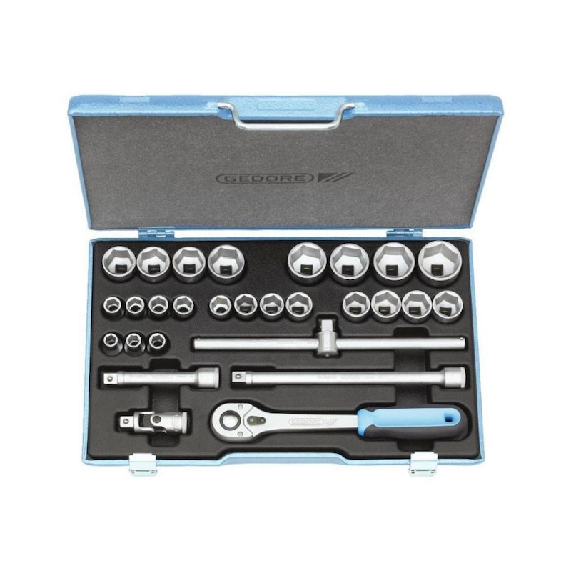 Buy GEDORE Socket wrench set, 28 pieces