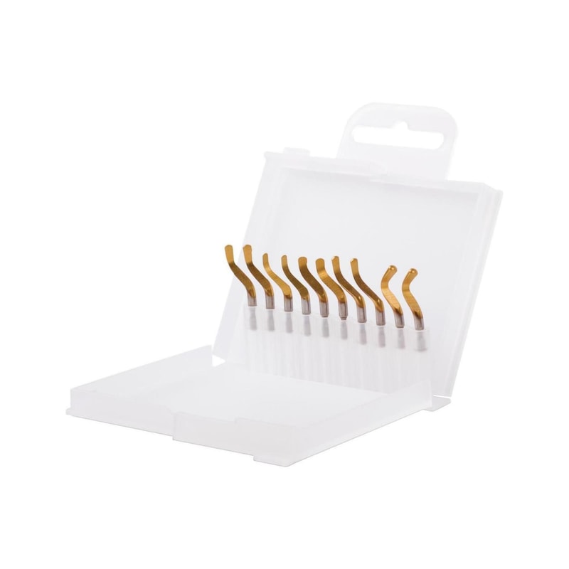 SHAVIV Ersatzklingen-Set B mit 10 Stück TIN beschichteten B-Klingen