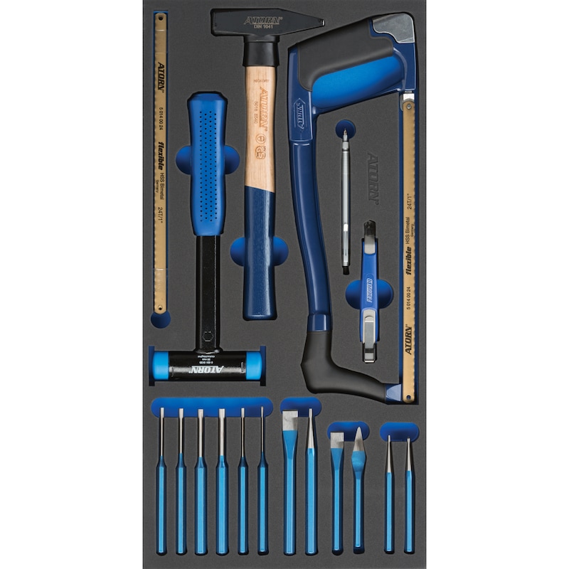 Moldes de espuma rígida, para sets de martillos o sierra | HAHN+KOLB