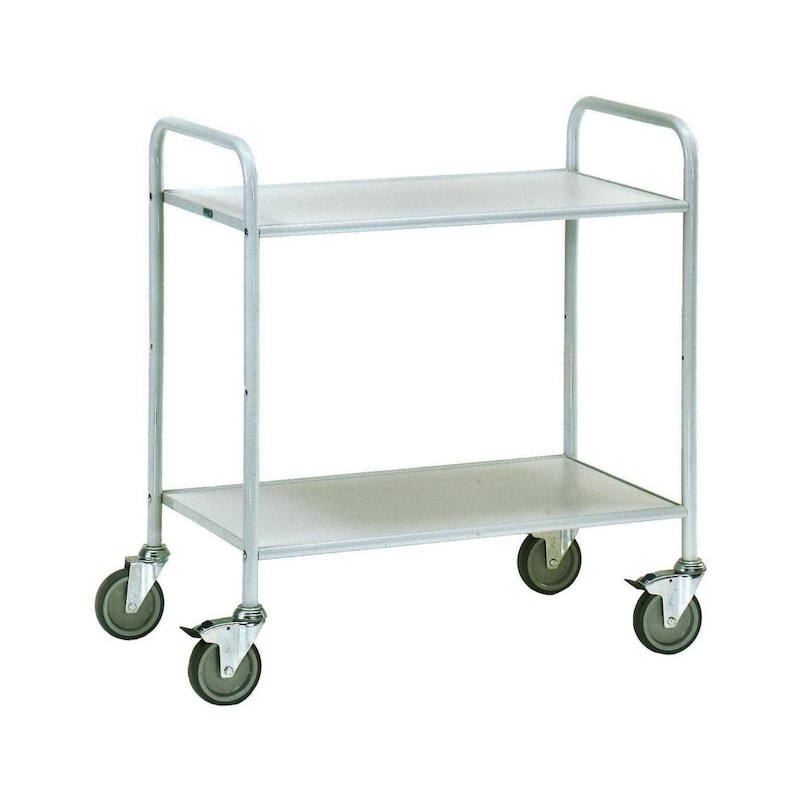 Serving trolley with wooden load areas | HAHN+KOLB