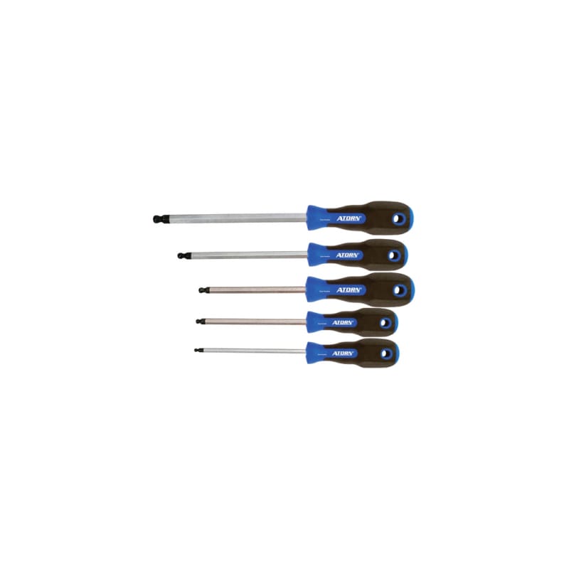 Hexagon screwdriver set with ball head, 5 pieces eShopista