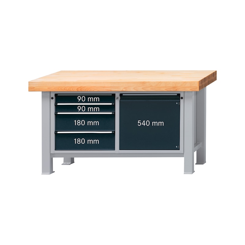 Buy ANKE Heavy-duty workbench, series VS with 4.2 tonne load capacity