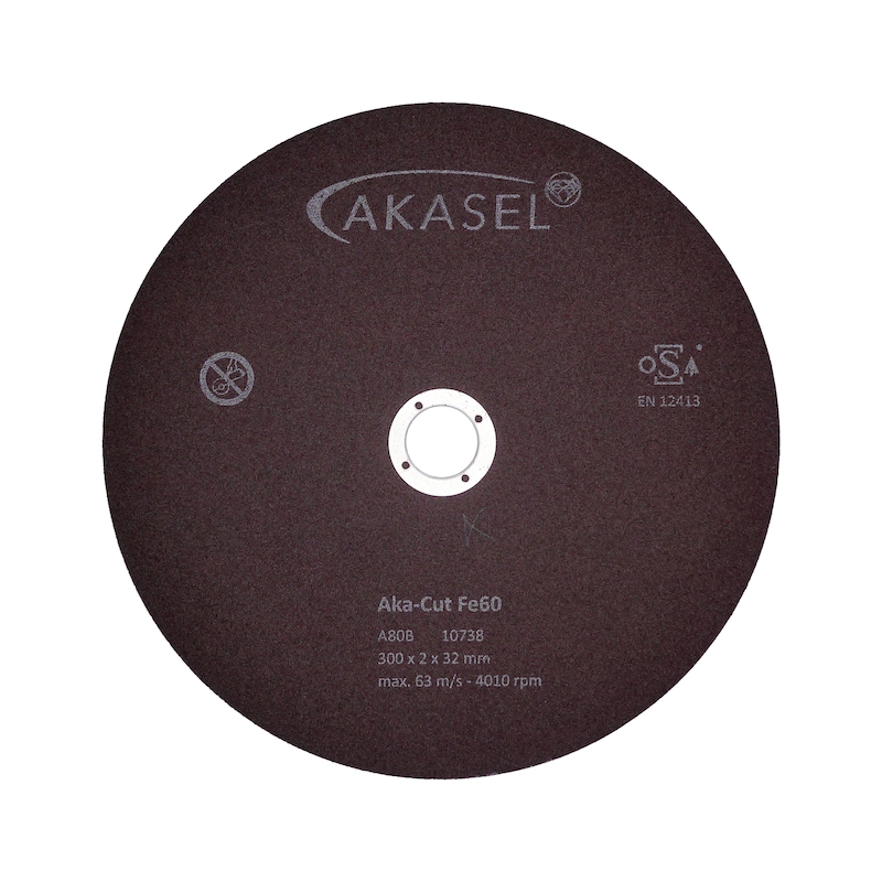 AKASEL Discos de corte de corindón especial Aka-Cut Fe60 - 500-1000 HV ...