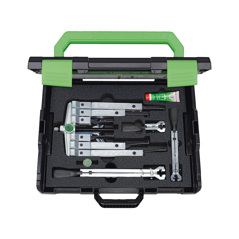 KUKKO set dvokrakih i trokrakih izvlakača, tip K-2030-10-S u kutiji L-BOXX