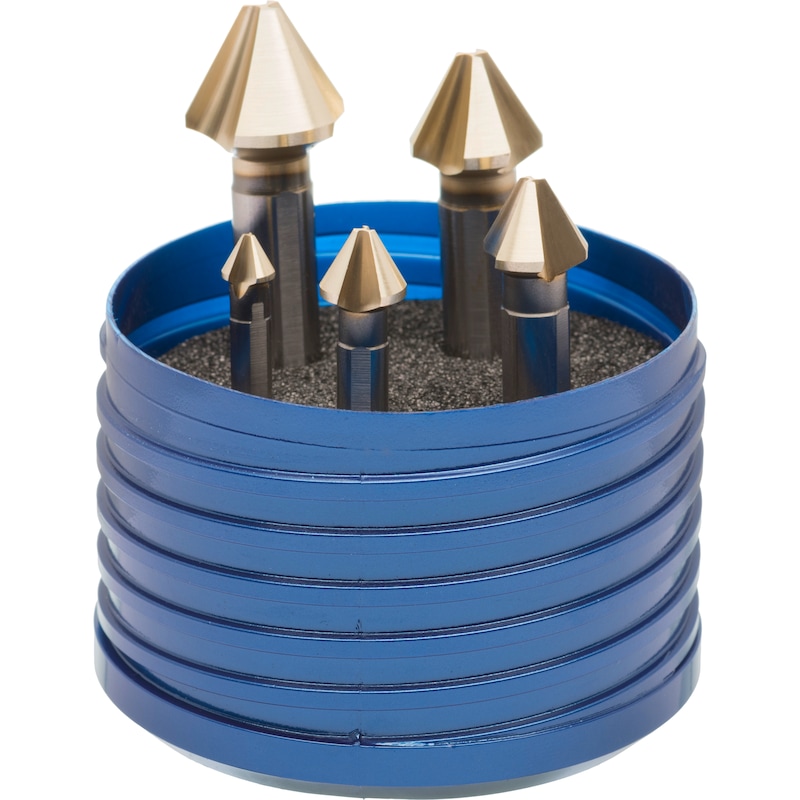 Buy ATORN HSS 60° conical countersink set, three flutes, extremely ...