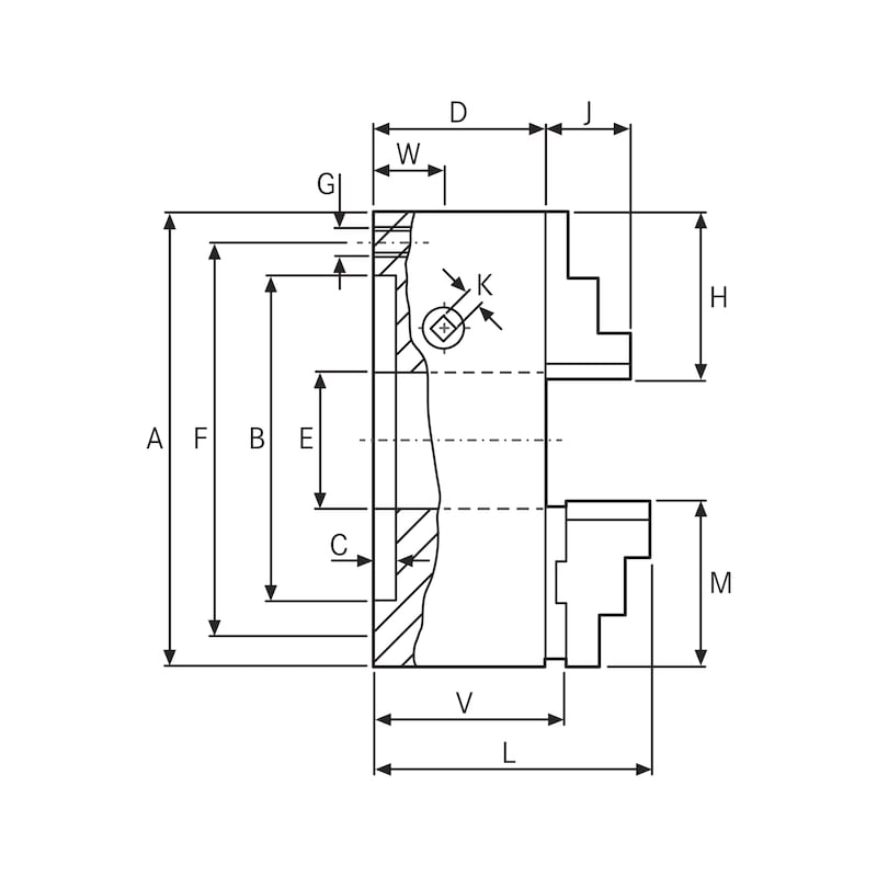 RÖHM Planspiralfutter-Drehfutter DURO-M DIN 6350, Form A online kaufen