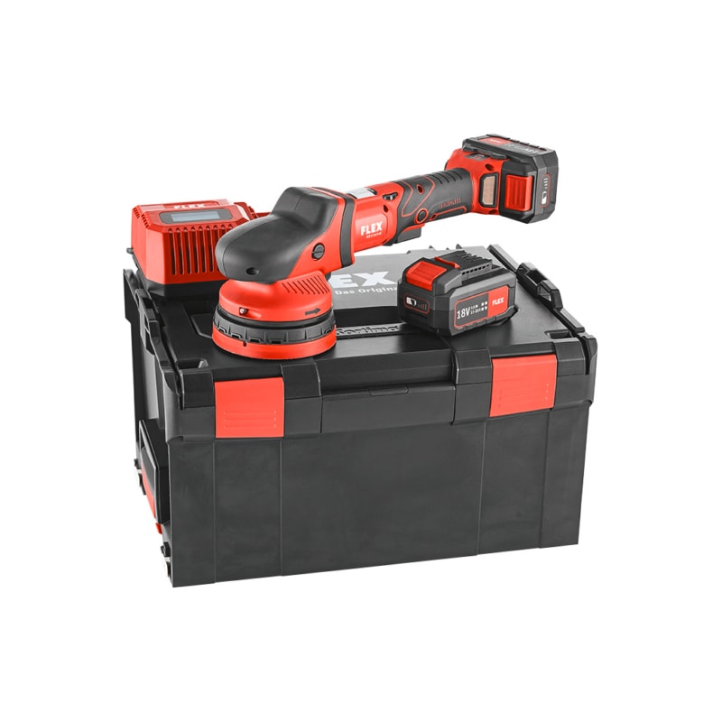 FLEX Akku-Exzenterpolierer XCE 125 18.0-EC/5.0 Set online kaufen