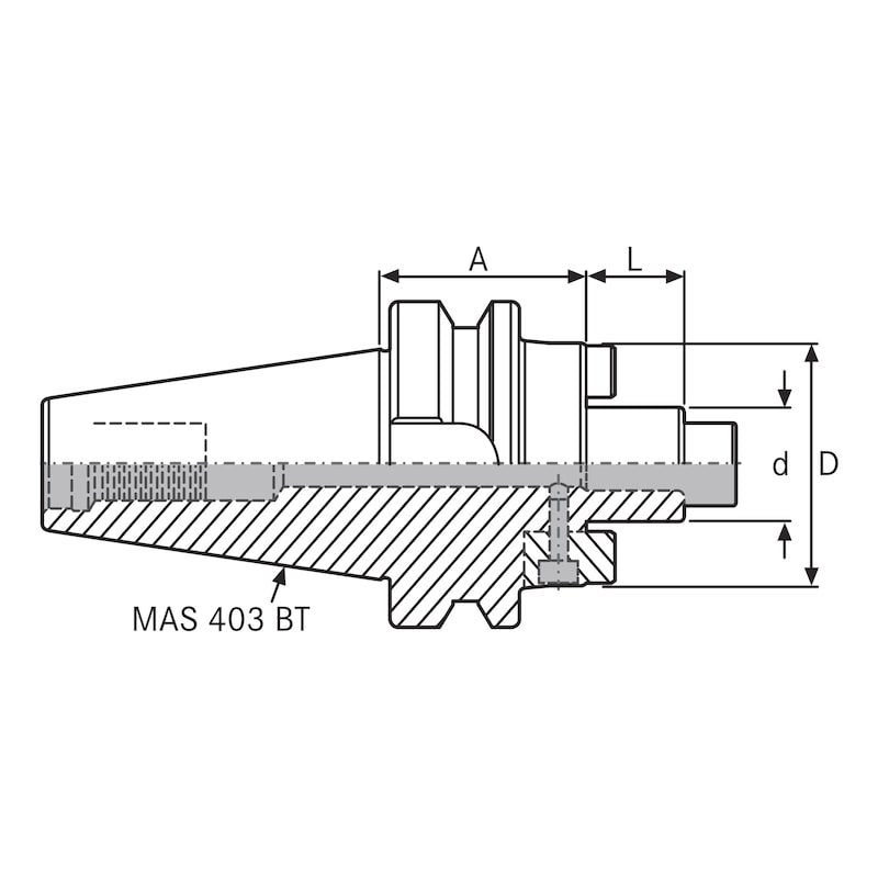ATORN Transverse drive shell end mill arbours