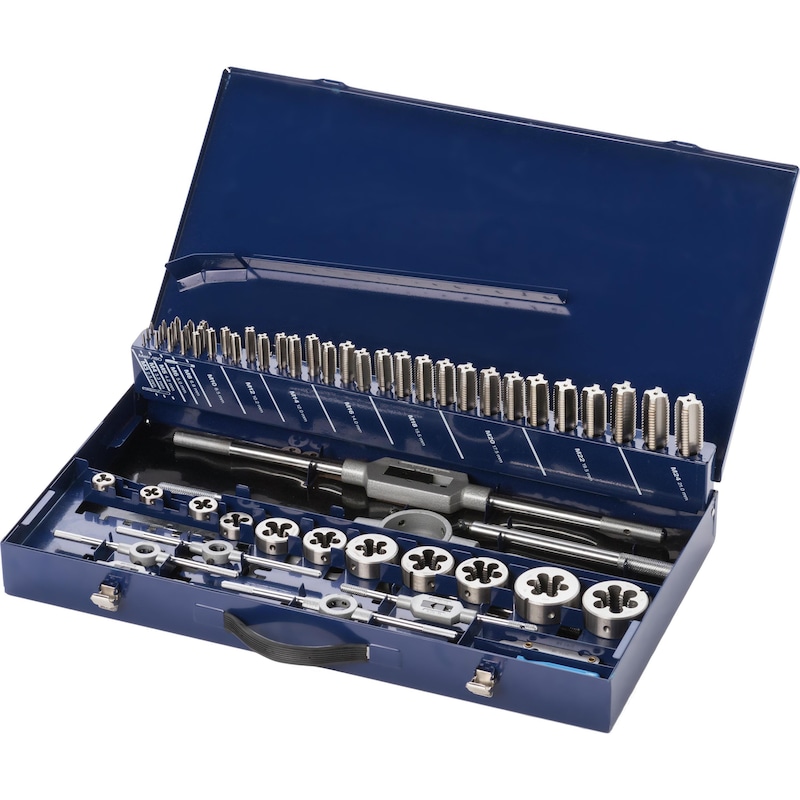 ORION thread-cutting tool set, HSS, M3 to M24
