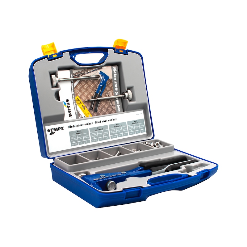 GESIPA Cutie pentru nituri oarbe şi piuliţe cumpărați