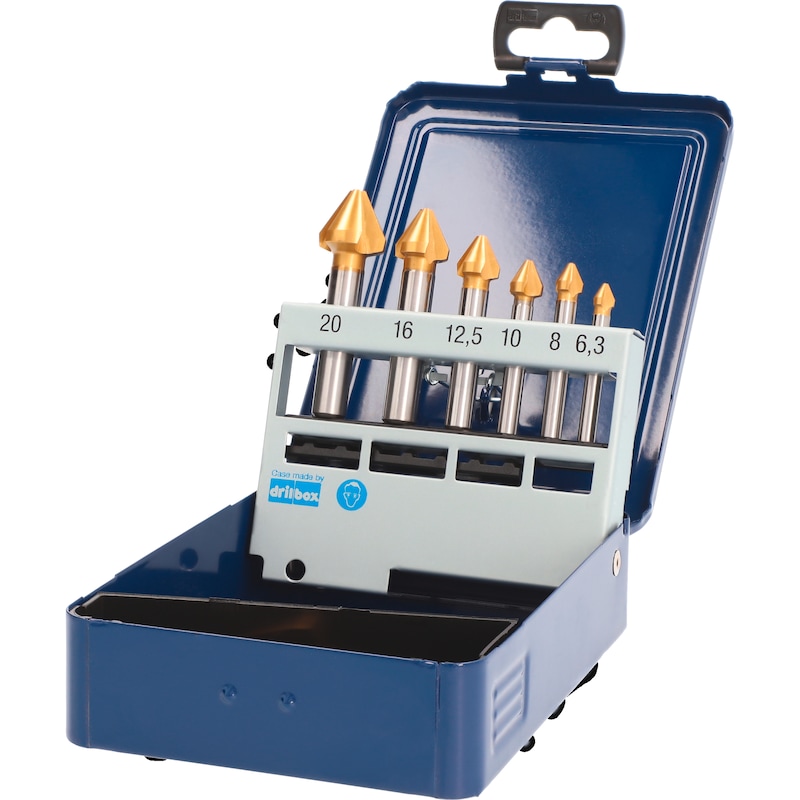 ATORN Conical countersink set, 60°, HSS TiN, triple cutter eShopista