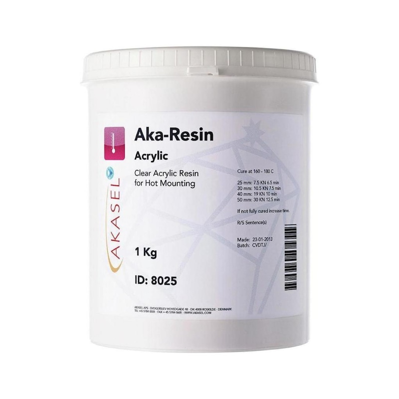 AKASEL AKA-RESIN ACRYLIC hot embedding resin