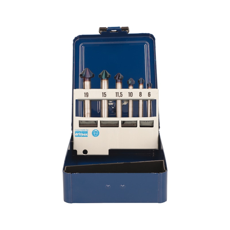 ATORN Conical countersink set, 90°, HSS-TiNAIOX, triple cutter eShopista