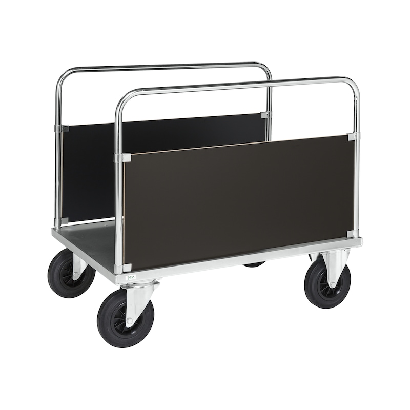 Platform trolley with 2 longitudinal walls | HAHN+KOLB