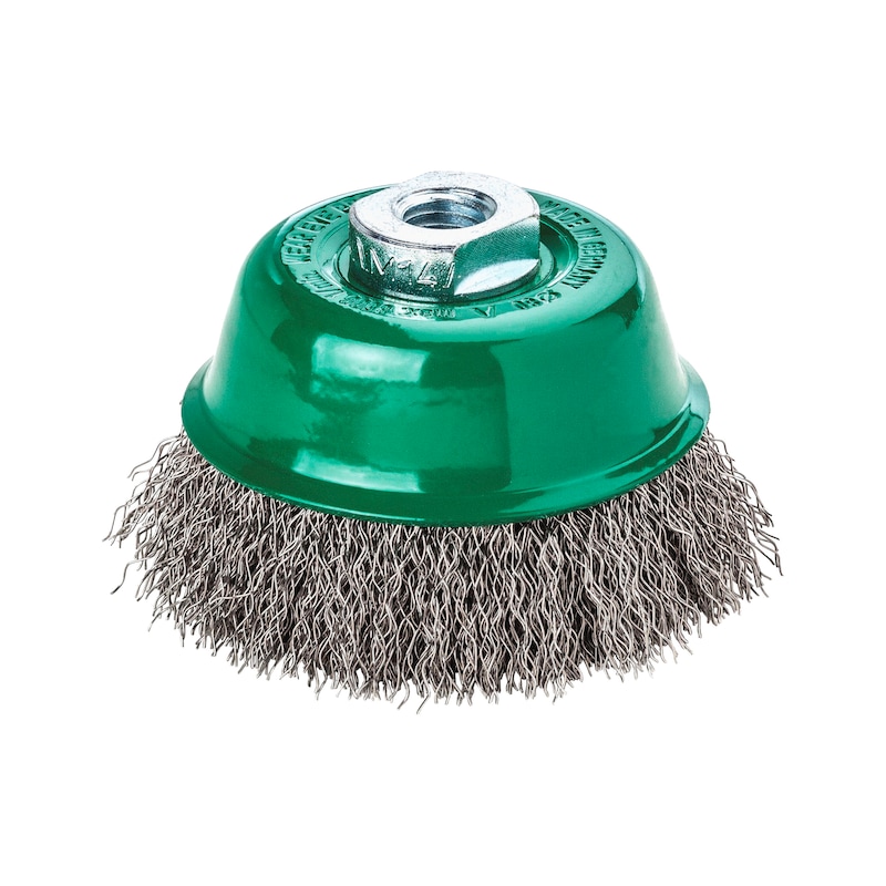 LESSMANN Cepillo metálico redondo con alambre crimpado comprar