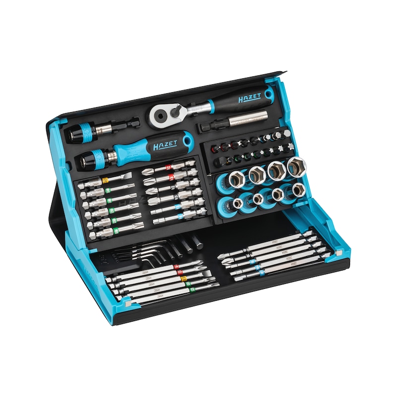 Buy HAZET Socket and bit set 59 pieces 1/4 inch