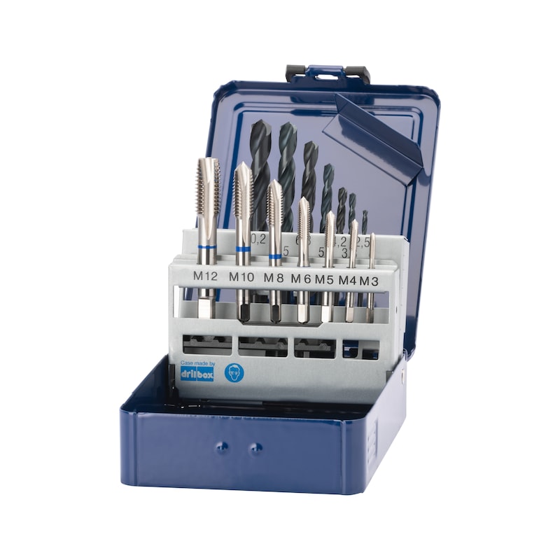 Buy ATORN Screw tap set + core drill M3–M12 HSSE through hole ≤ 3xD 352