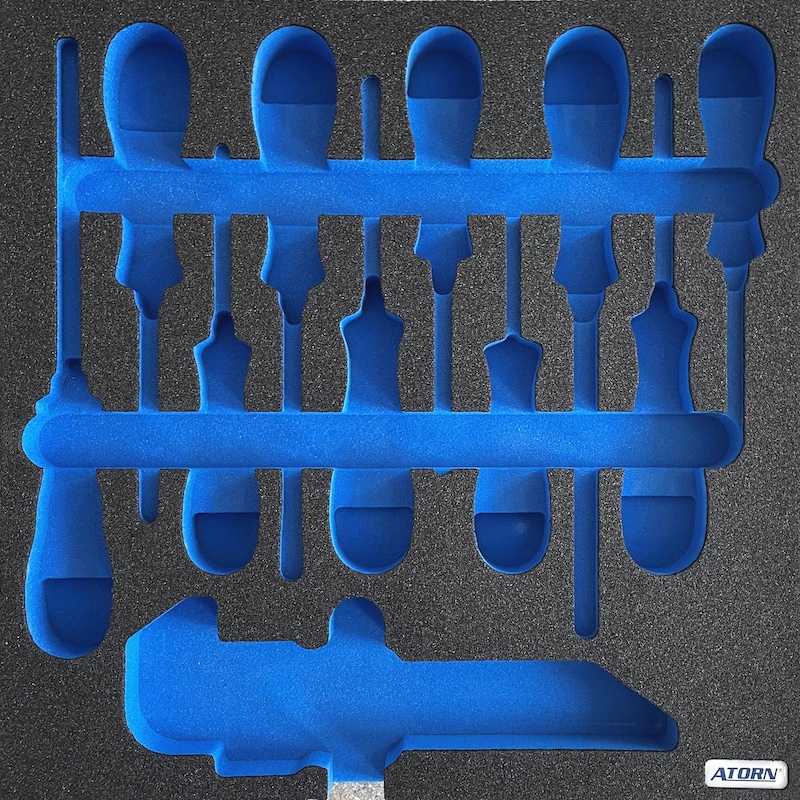 Buy ATORN Hard foam insert, empty - screwdriver assortment 11