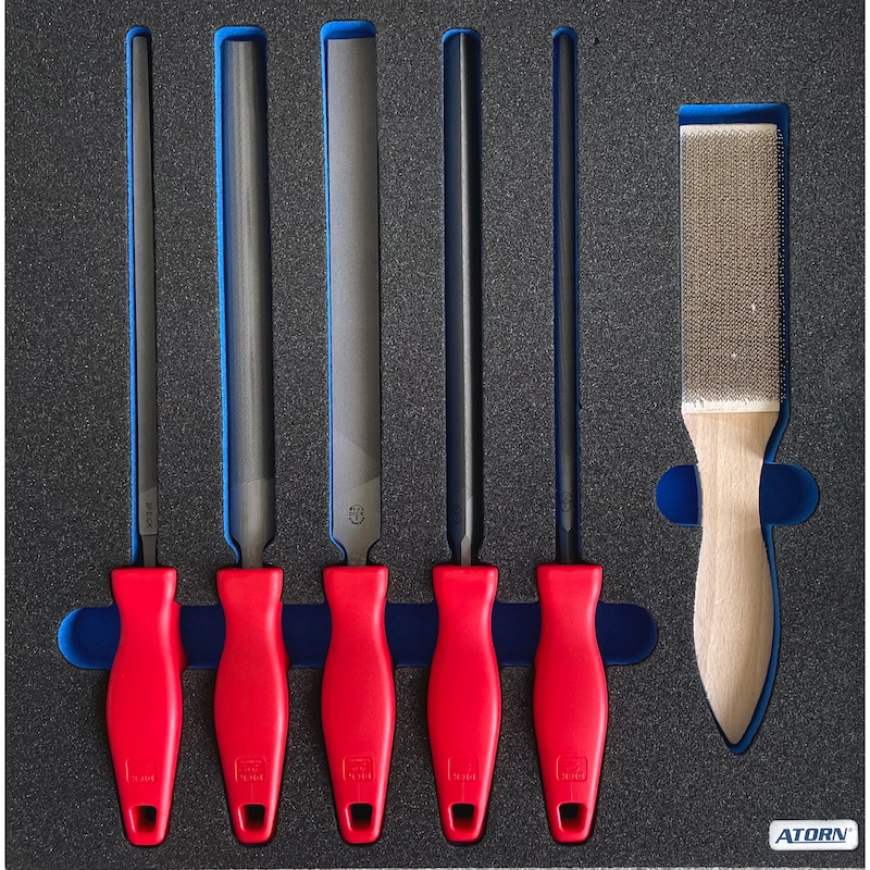 ATORN Hard foam insert - file assortment 6