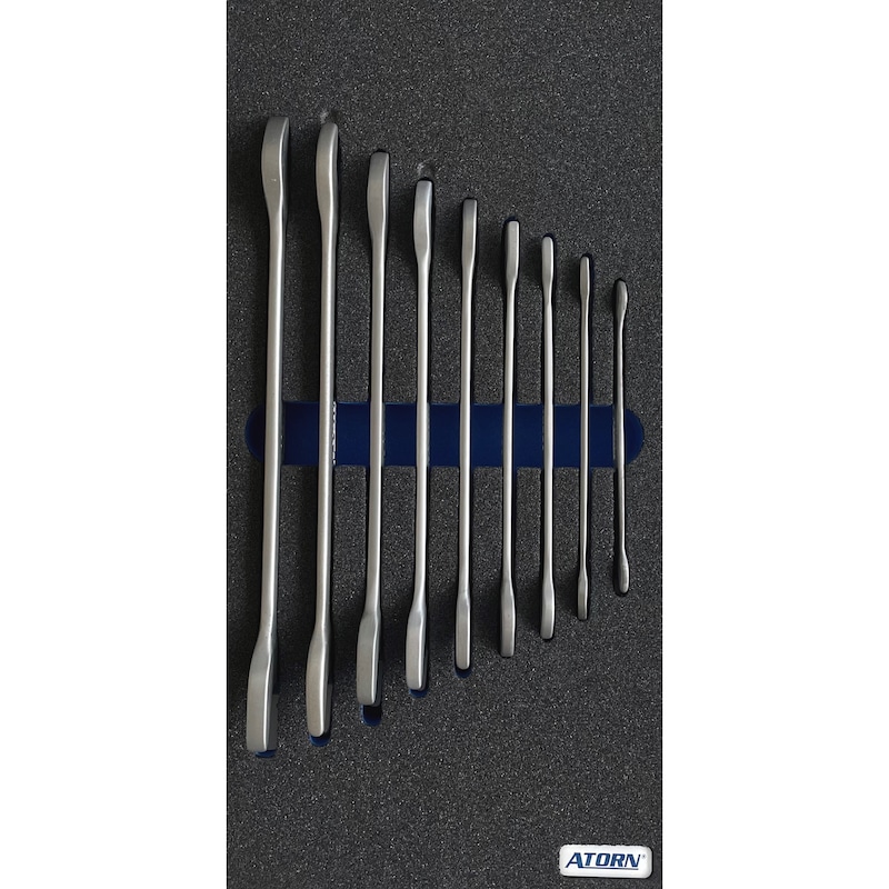 ATORN Hard foam insert - double open-end wrench set 9