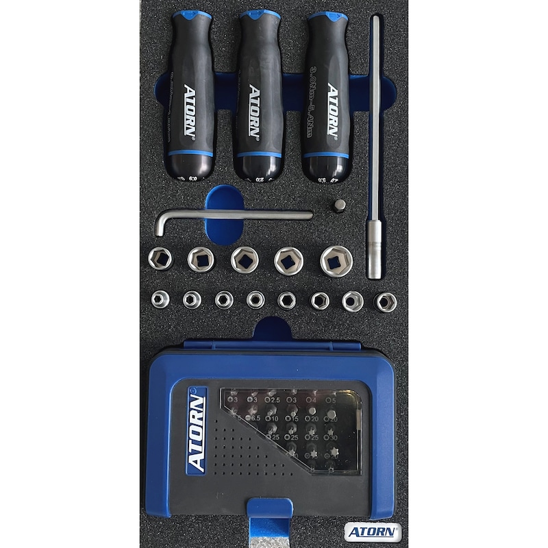 Buy ATORN Hard foam insert - torque tool assortment 19