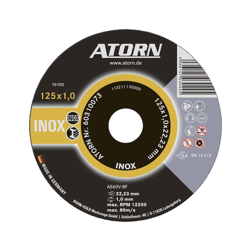 ATORN INOX cutting disc