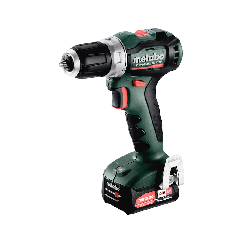 METABO PowerMaxx BS 12 BL cordl drill/driver metaBOX 118 12 V 2x4 Ah LiHD
