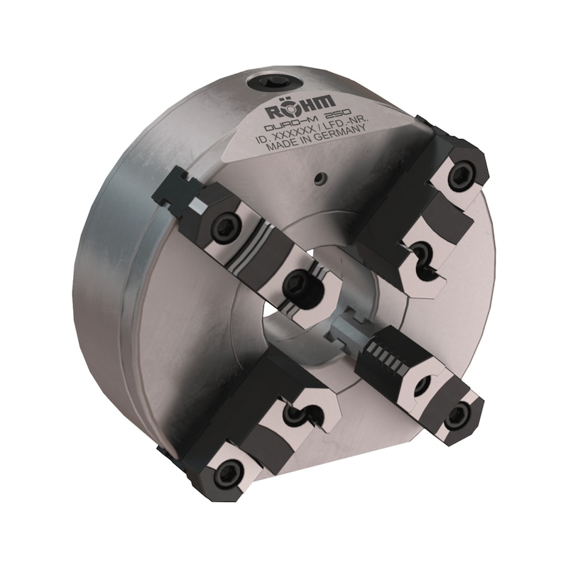 RÖHM DURO-M stezna glava sa 4 čeljusti 250/4, DIN 6350, oblik A, čelik
